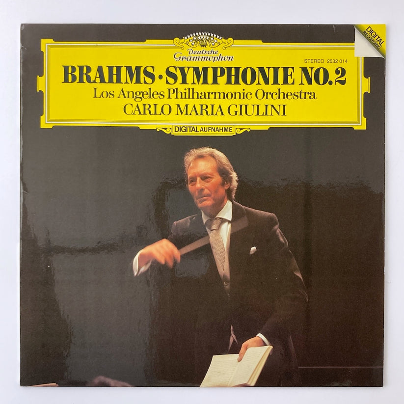 LP/ カルロ・マリア・ジュリーニ / ブラームス：交響曲第2番 / ドイツ盤 DIGITAL コーテイングJK DGG 2532014 ...