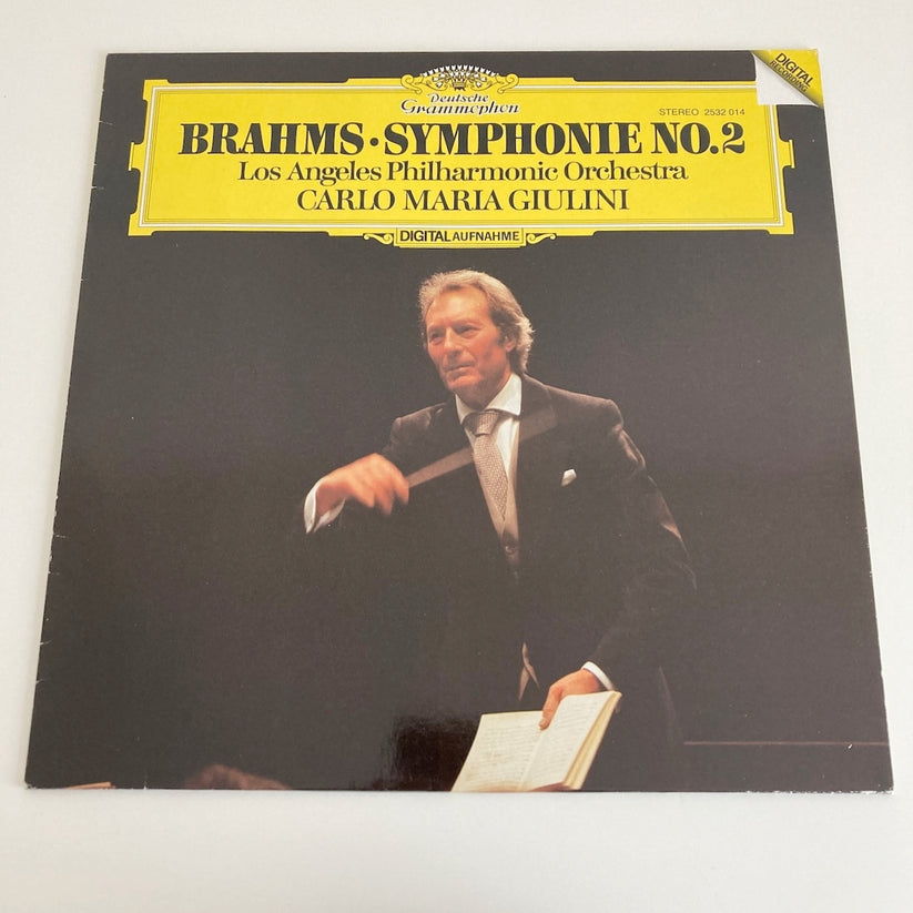 LP/ カルロ・マリア・ジュリーニ / ブラームス：交響曲第2番 / ドイツ盤 DIGITAL コーテイングJK DGG 2532014 ...
