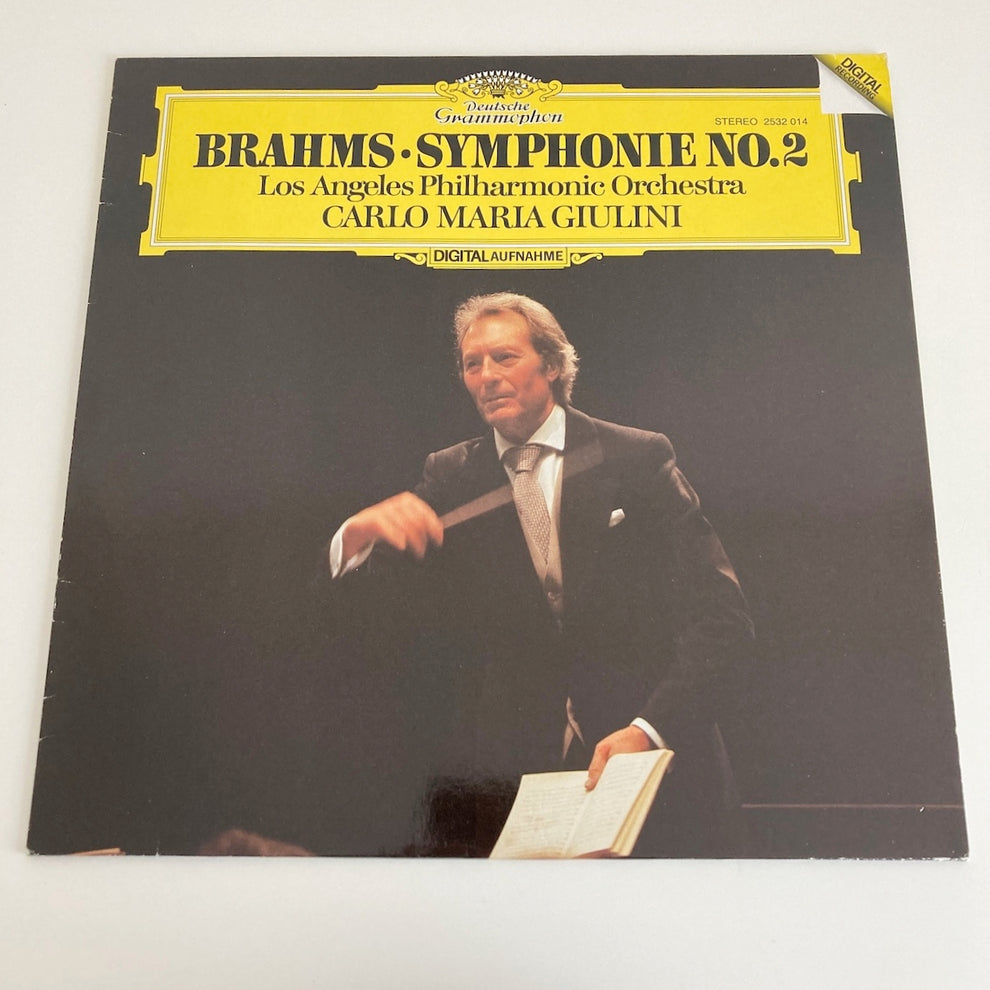 LP/ カルロ・マリア・ジュリーニ / ブラームス：交響曲第2番 / ドイツ盤 DIGITAL コーテイングJK DGG 2532014 ...