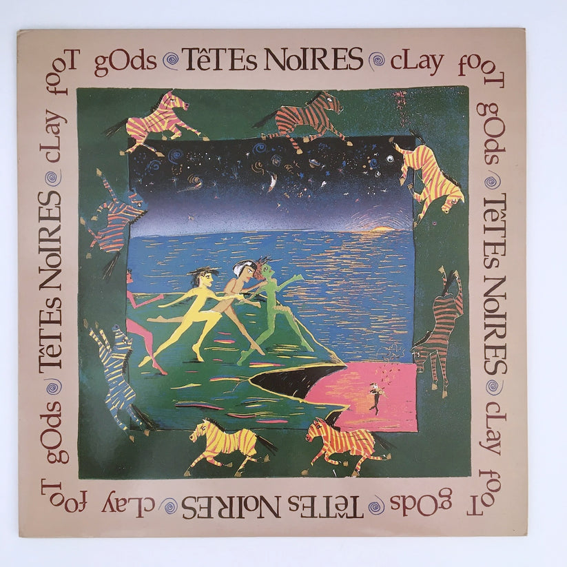 LP/ TETES NOIRES / CLAY FOOT GODS / US盤 オリジナル ROUNDER ROUNDER9008 ...